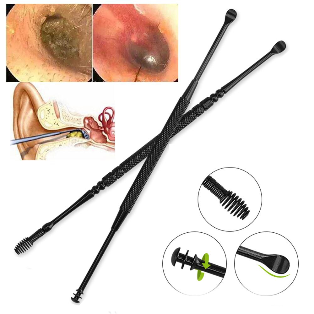 2PCS 360° Resin ear picks Not Hurt Ear Dig glow Ea... – Grandado