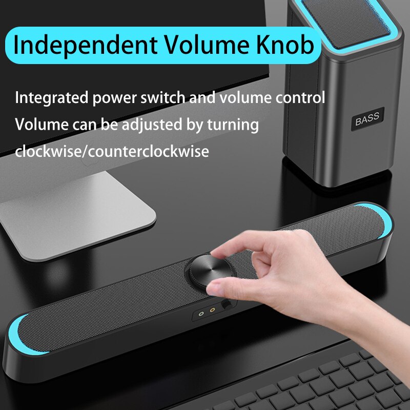 TV Sound Bar USB Wired and Wireless Bluetooth Spea... – Vicedeal