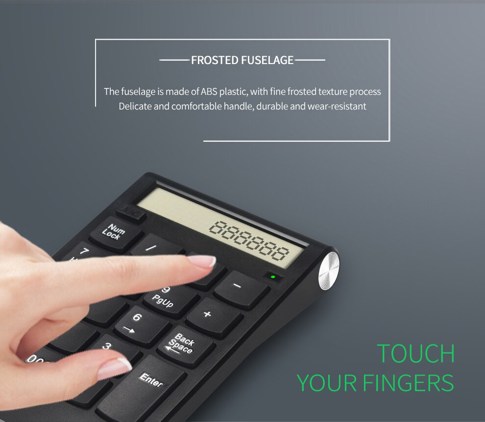 Wireless 2.4G Usb Number Calculator with Digital D... – Grandado