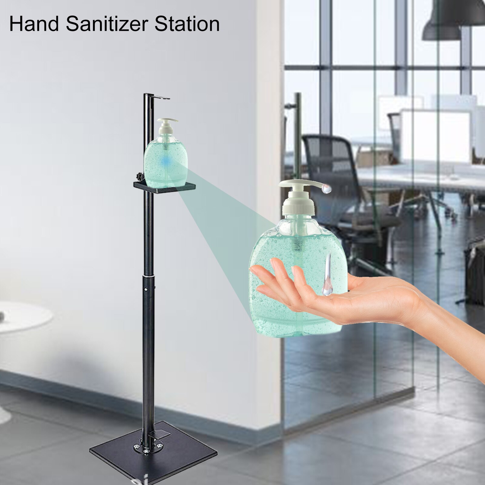 Stainless Steel Foot Pedal Vertical Stand Hand San... – Vicedeal