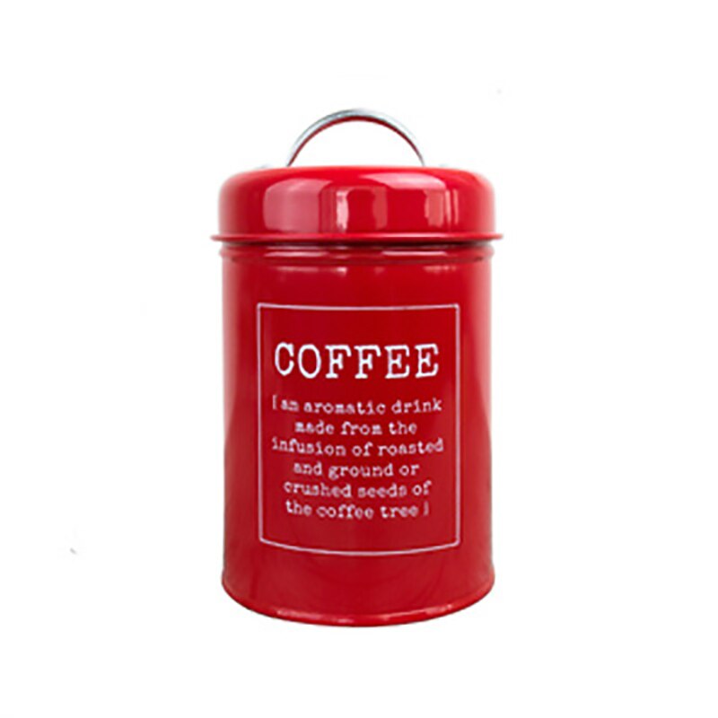 Metalen Afdichting Pot Opbergdoos Kleurrijke Koffi... – Grandado