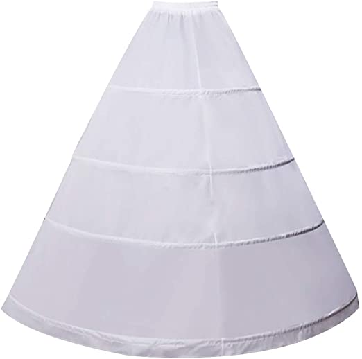 Women Crinoline Petticoat 4 Hoop A-line Skirt Slip... – Vicedeal