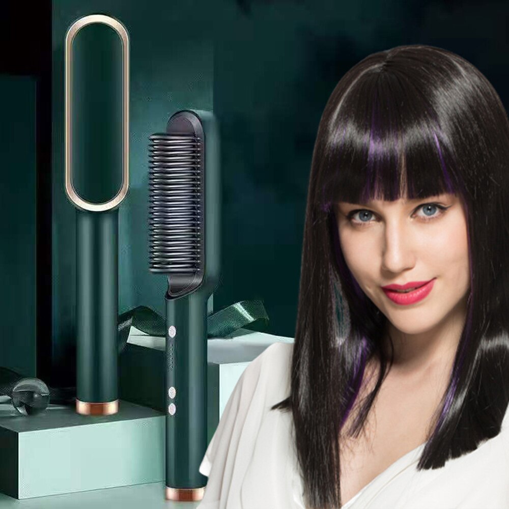 Electric Splint Hair Straightener Comb Hair Stylin... – Vicedeal