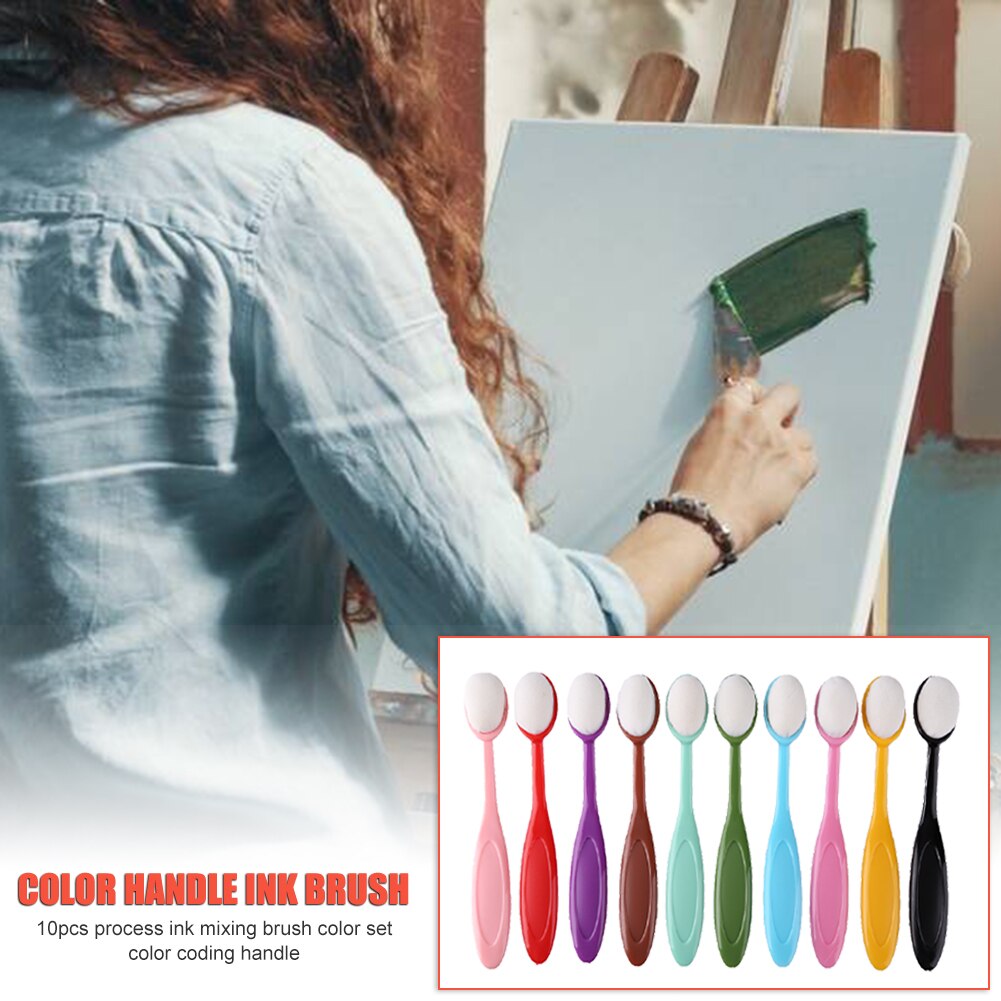 10pcs Colorful Ink Brush Smooth Blending Tools Pai... – Grandado 10pcs Colorful Ink Brush Smooth Blending Tools Pai... – Grandado