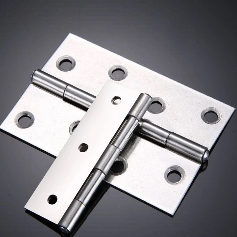 10Pcs 1/2/3 Inch Hardware Stainless Steel Hinges D... – Grandado