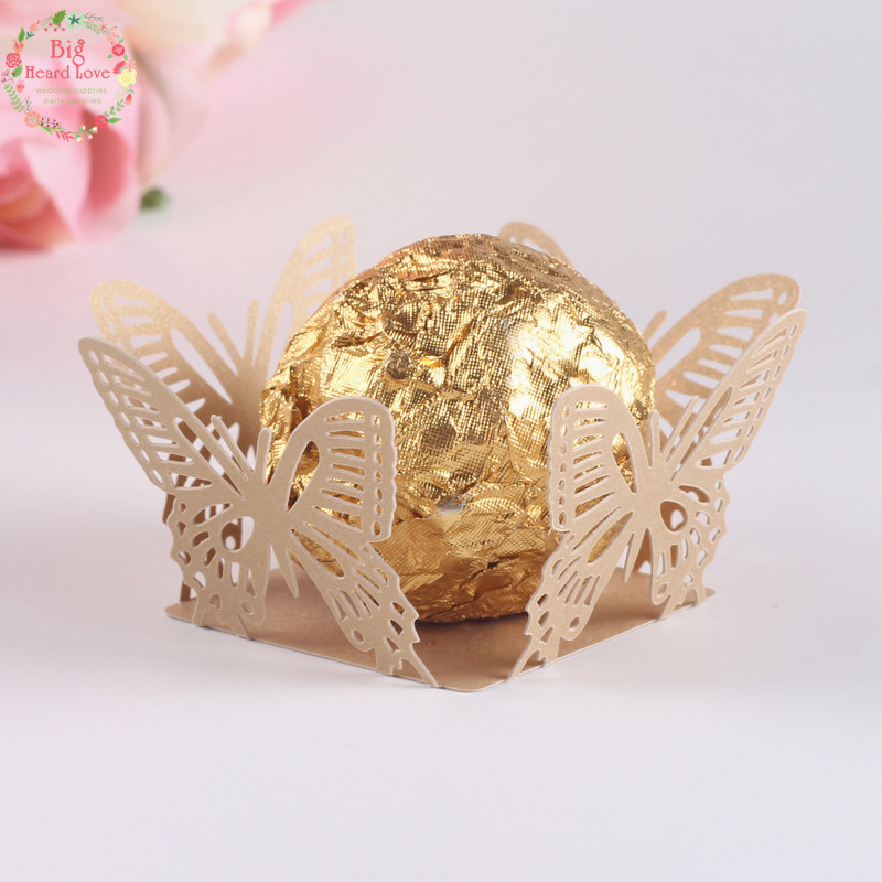 50 stuks Vlinder Chocolade Wrappers Party Gunsten ... – Vicedeal