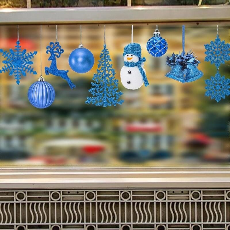 1pc Year's Stickers On Windows 3D Wall Sticker Chr... – Grandado