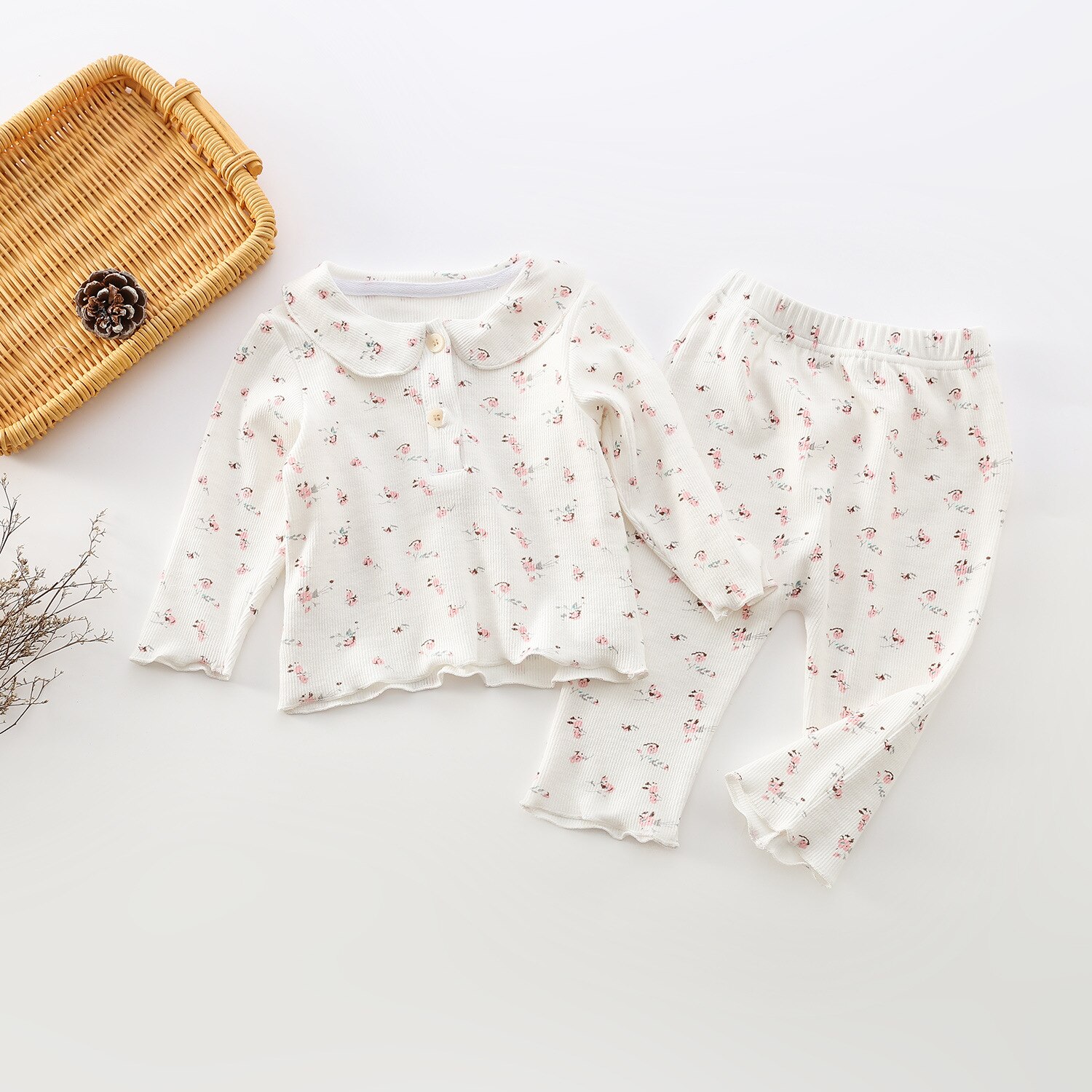 2022 Spring Baby Clothes Set Girls Cotton Floral T... – Grandado