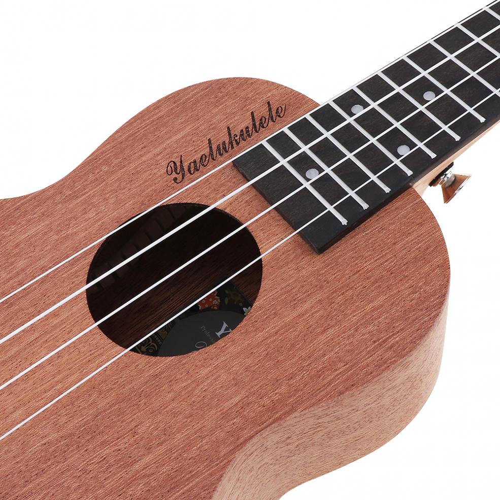YAEL 21 Inch Portable Soprano Ukulele Sapele Wood ... – Vicedeal
