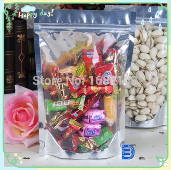 20 cm * 30 cm + 5 CM, 100 stks zip lock Seal alumi... – Grandado