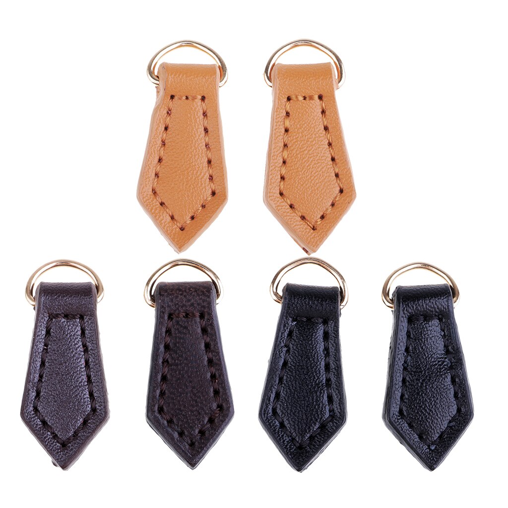 2 Stuks Leather Zipper Pull Voor Boot/Jas/Tas/Port... – Grandado