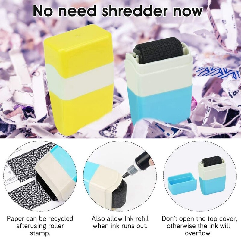 2 PCS Identity Theft Protection Stamp Confidential... – Grandado