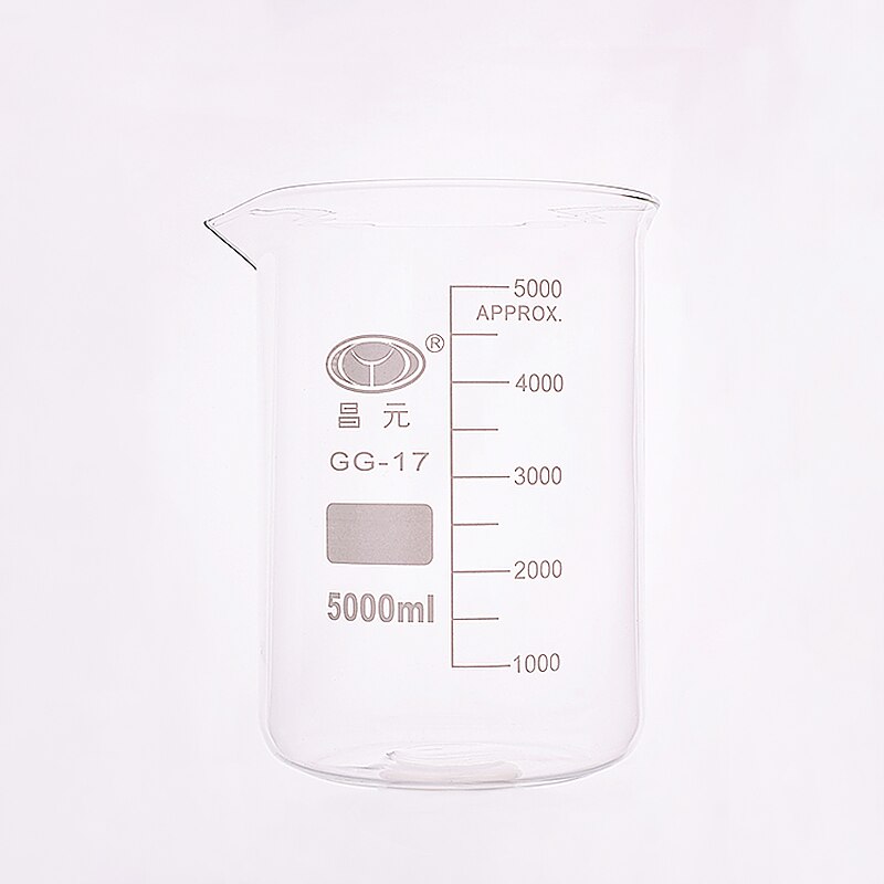 Beaker in low form,Capacity 5000ml,Outer diameter=... – Vicedeal