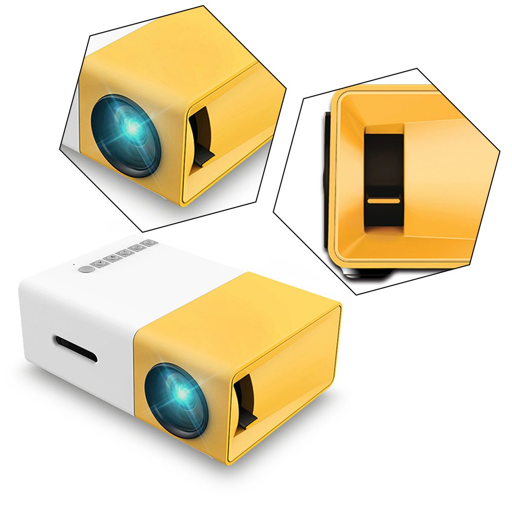 Mini Projector Portable Full Color LED LCD Video P... – Vicedeal