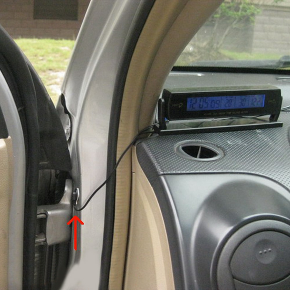 Car Digital Clock Car Thermometer LCD Clock Mini A... – Grandado