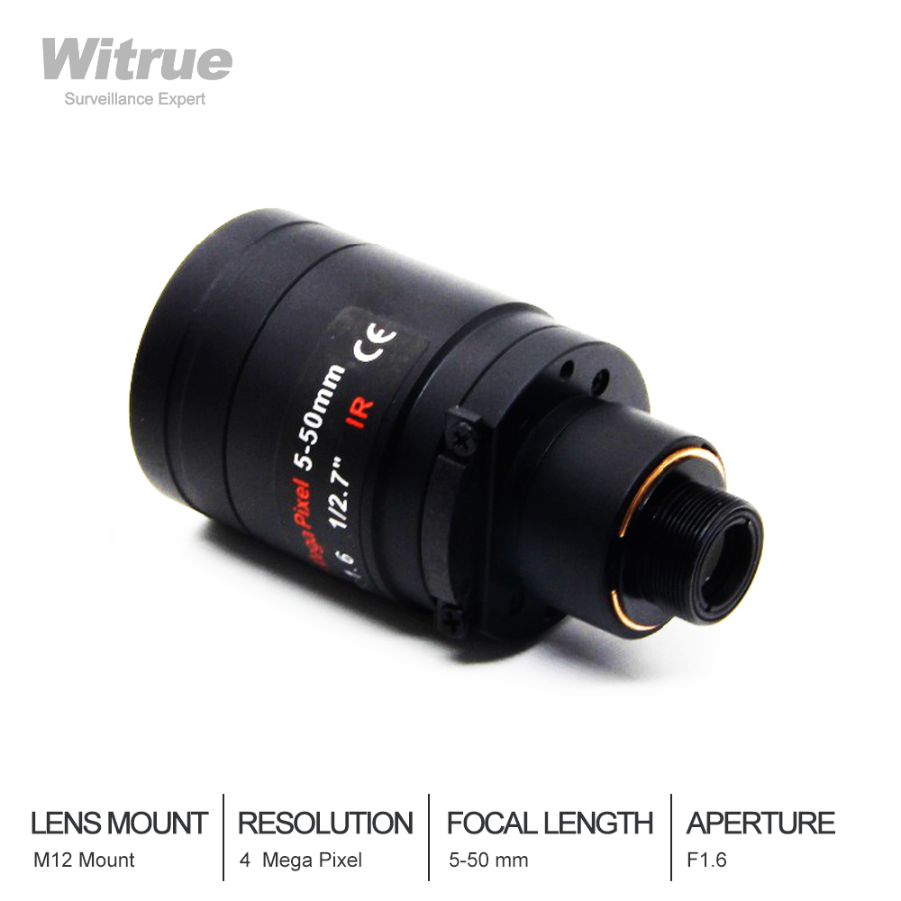Witrue 4Megapixel Varifocal Lens 5-50mm M12 Mount ... – Vicedeal