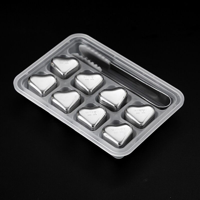 304 Stainless Steel Ice Block Beer Red Wine Whisky... – Grandado