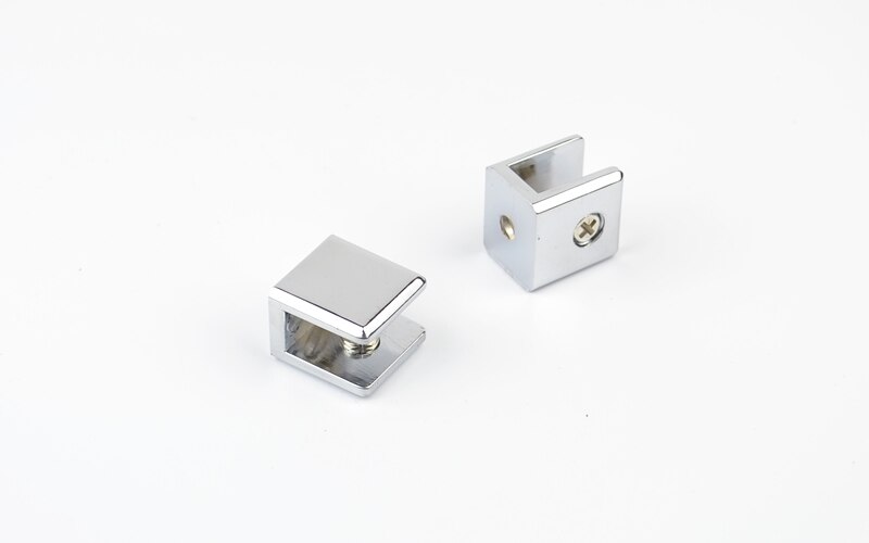 High-grade gloss alloy glass clip/clamp, shelf cli... – Vicedeal
