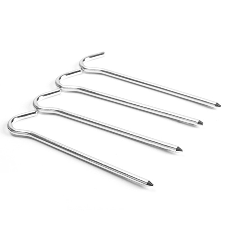 4 Pcs/Set Tent Pegs Stakes Hook Pin Aluminum Alloy... – Grandado