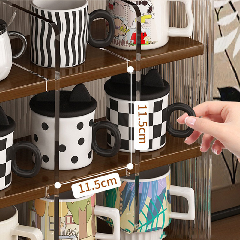 Countertop Drinking Cup Storage Cabinet Multi-laye... – Grandado