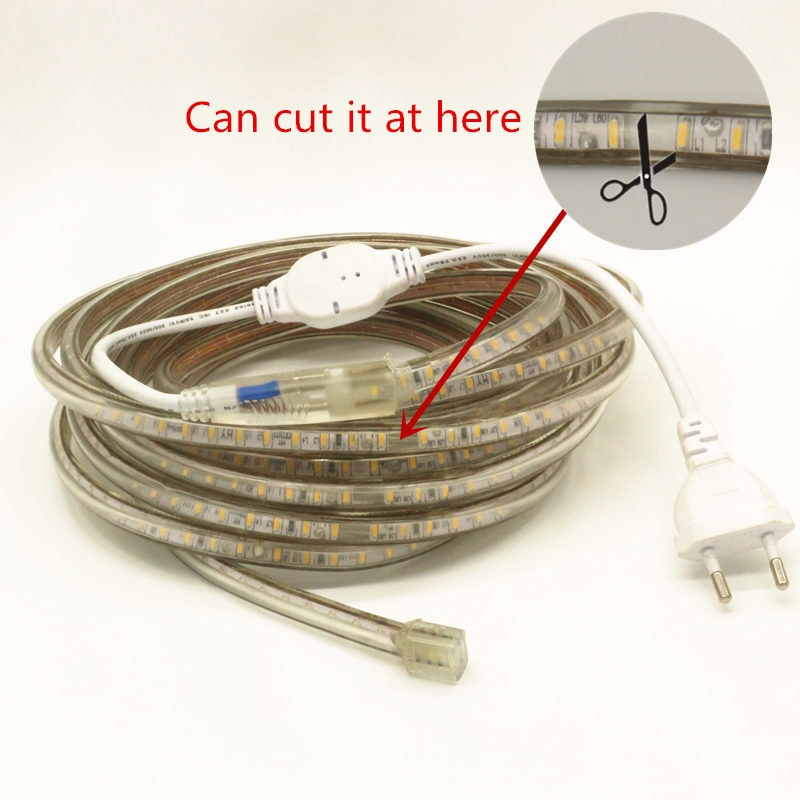 220v 230v 240v led strip licht smd 3014 waterdicht... – Vicedeal