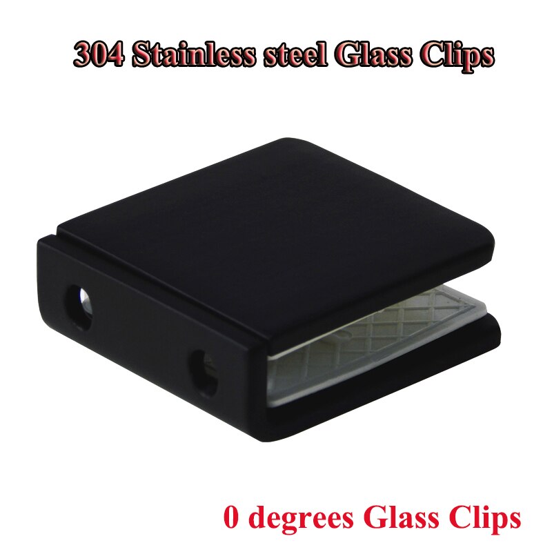 Glass clip 304 stainless steel bathroom glass door... – Vicedeal
