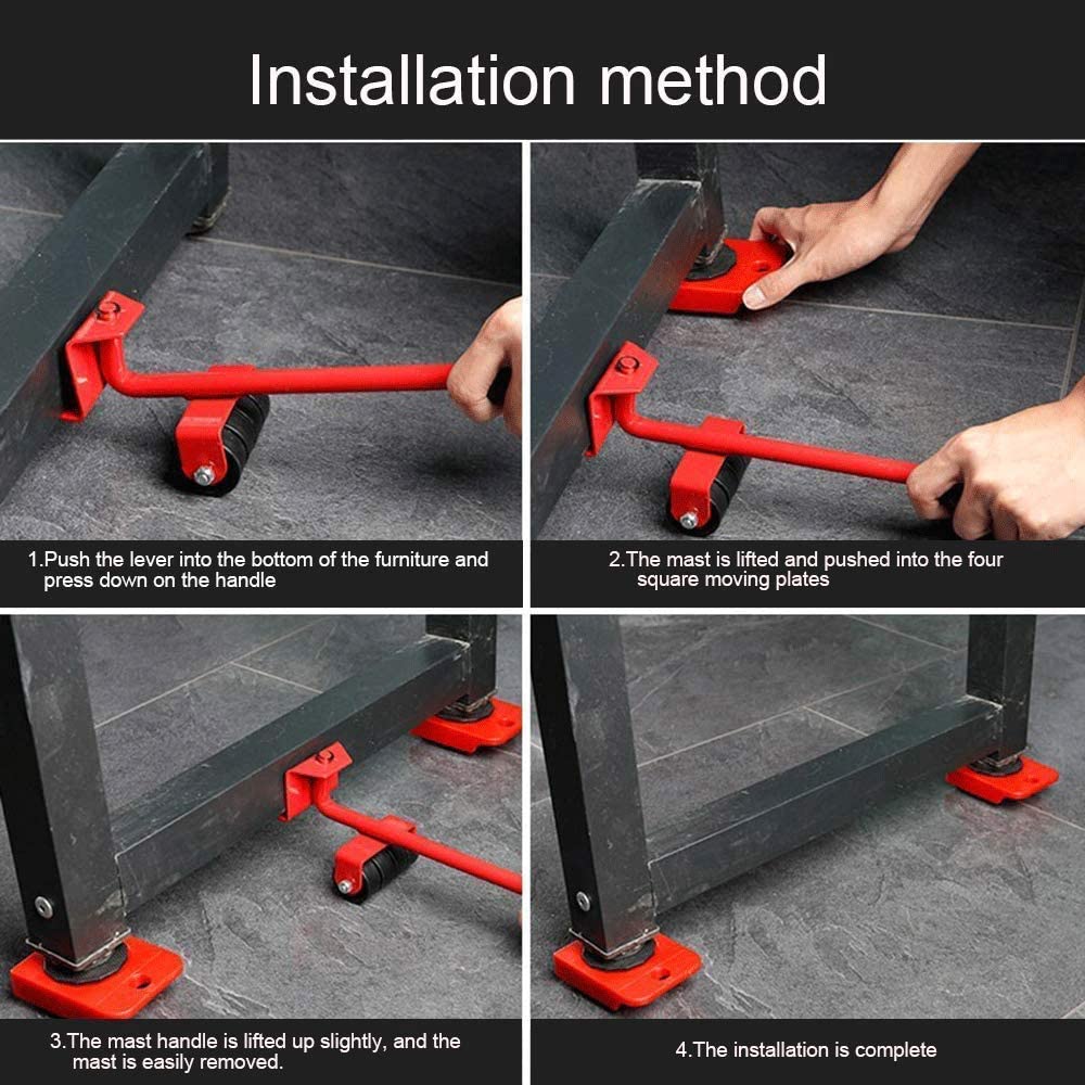Furniture Roller Move Tool Set Furniture Lifter He... – Grandado