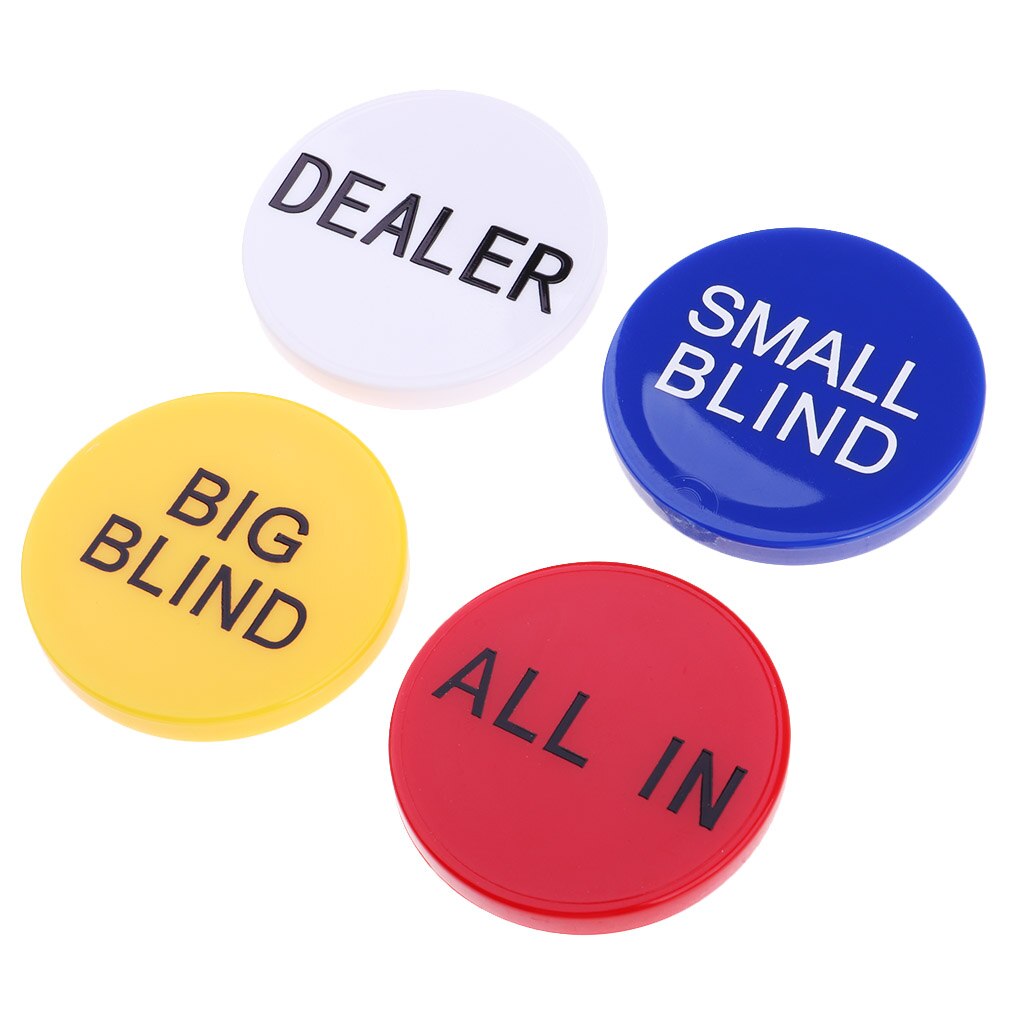 Dealer Button, Kleine & Grote Blind All-In Pok... – Vicedeal