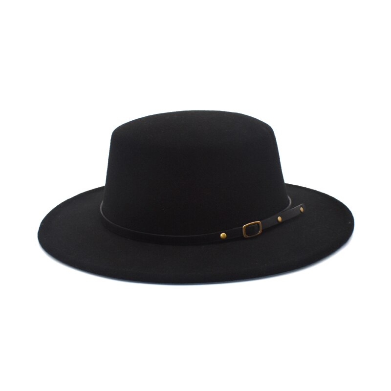 Miacawor klassisk enfärgad fedora hatt kvinnor ull... – Grandado