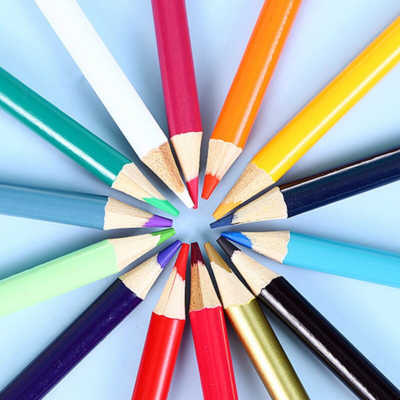 Cartoon 12 color Pencils children's graffiti p... – Grandado