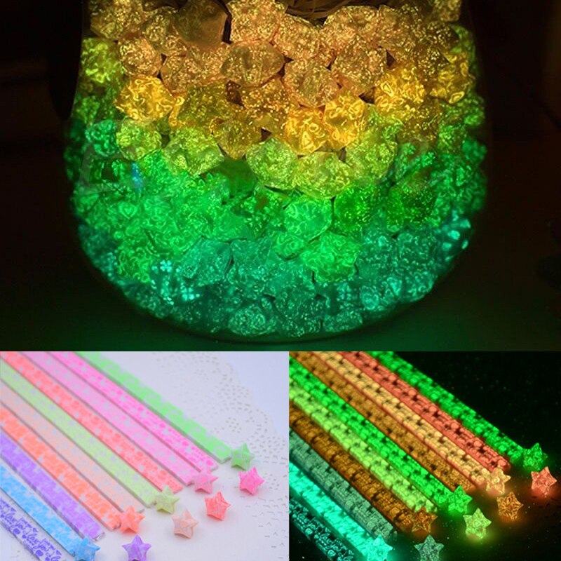 Colorful DIY Luminous Folding Paper Star Origami L... – Grandado