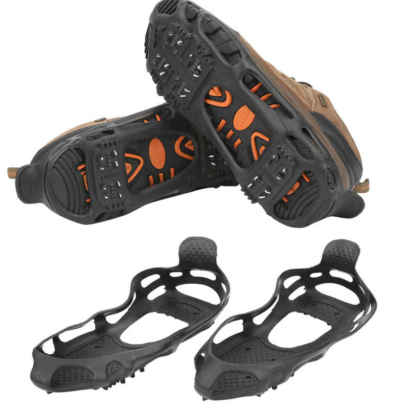 24 Teeth Ice Crampons Winter Snow Boot Shoes Ice G... – Grandado