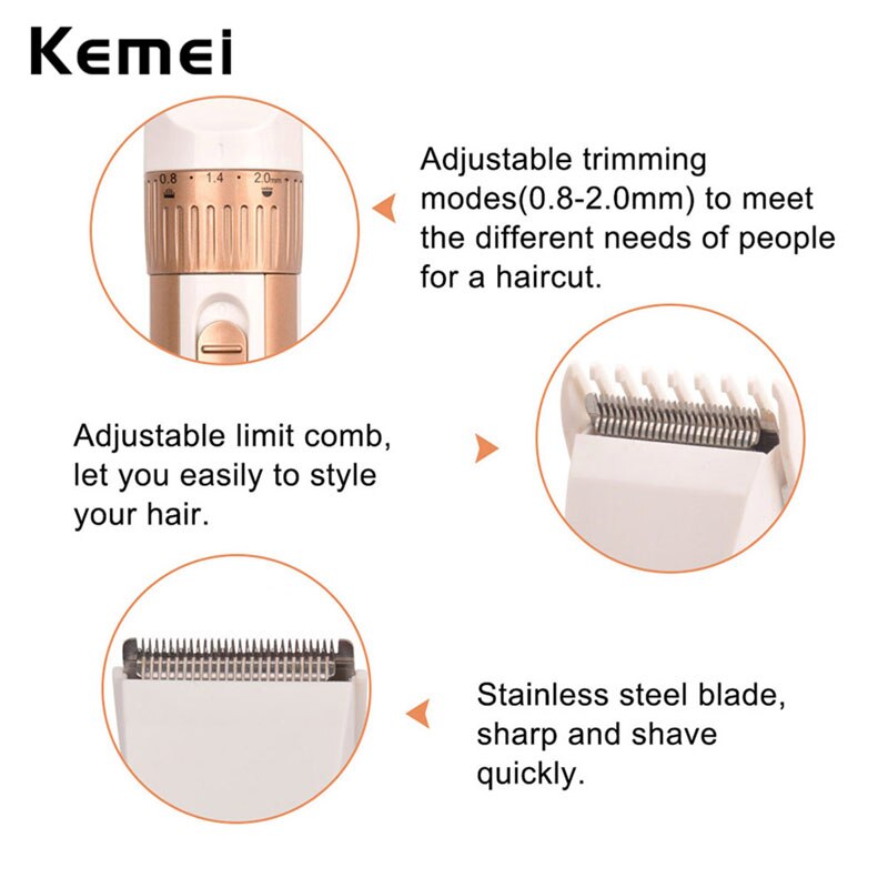 220V Electric Hair Trimmer Rechargeable Hair Cutti... – Vicedeal