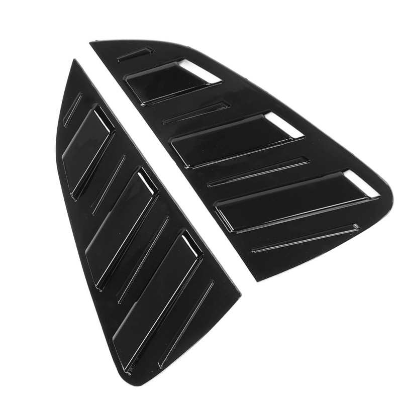 Side Window Louver Black ABS Plastic Rear Window S... – Vicedeal