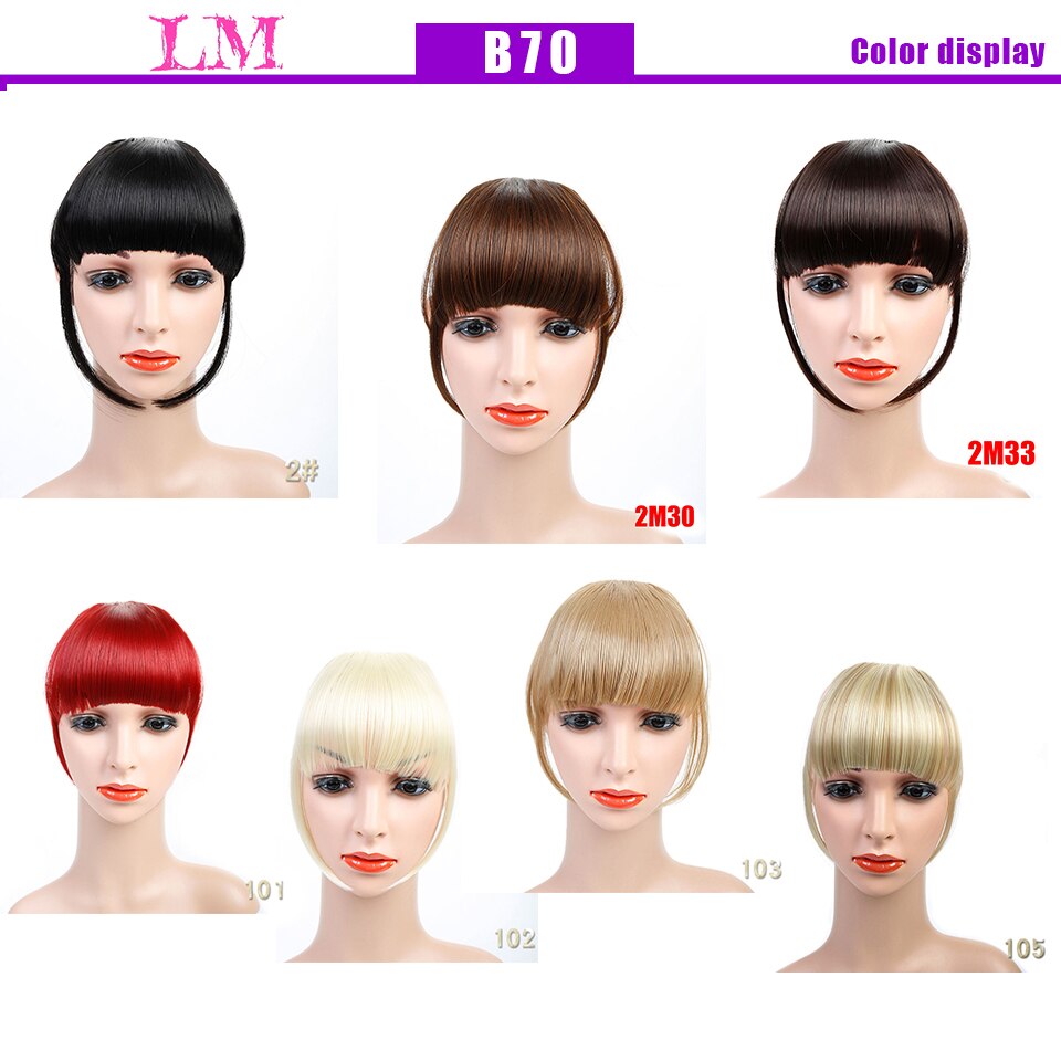 Liangmo Nette Front Valse Fringe Clip In Pony Haar... – Grandado