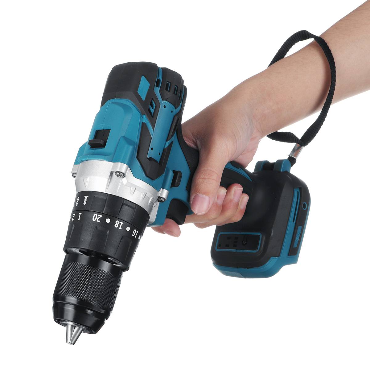 2 Speed Electric Cordless Impact Drill 13mm Rechar... – Vicedeal