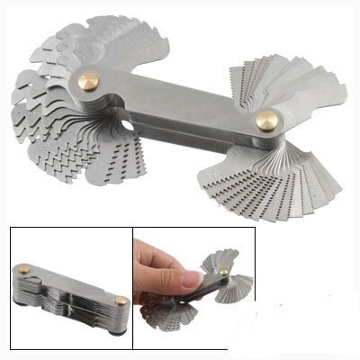 SODIAL(R) Metric Whitworth Screw Pitch Gauge Measu... – Vicedeal