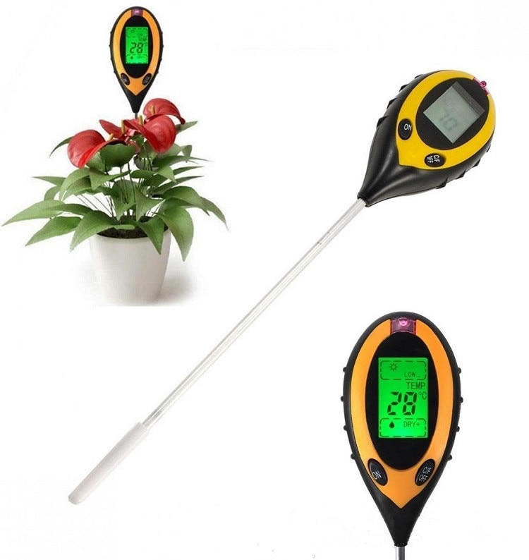 Digital Moisture Meter PH Sunlight Light Tester Me... – Grandado