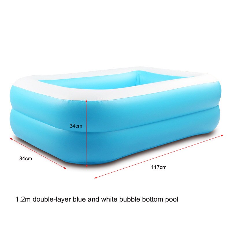 1.2m/1.3m PVC Inflatable Swimming Pool for Childre... – Grandado