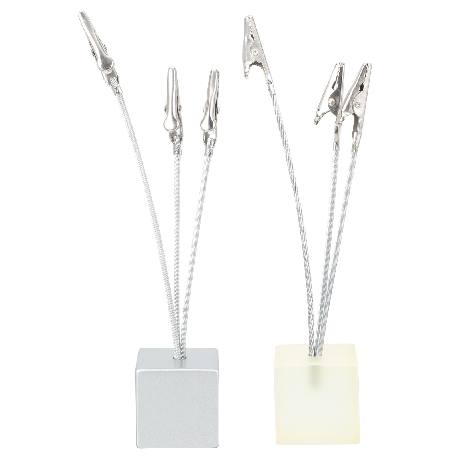 2pcs Picture Holders with Clips Photo Cubes for Pi... – Grandado