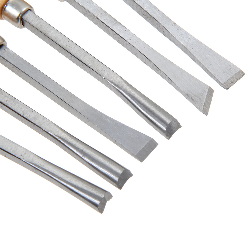6Pcs Carving Hand Chisel Tool Set Carpenters Woodw... – Grandado