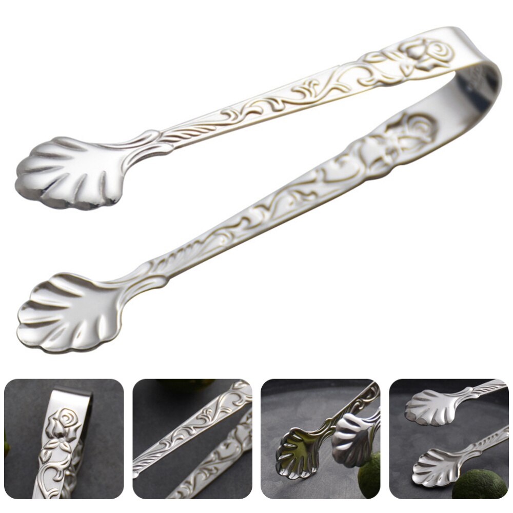 2Pcs Stainless Steel Ice Cube Clips Sugar Tongs Fo... – Vicedeal