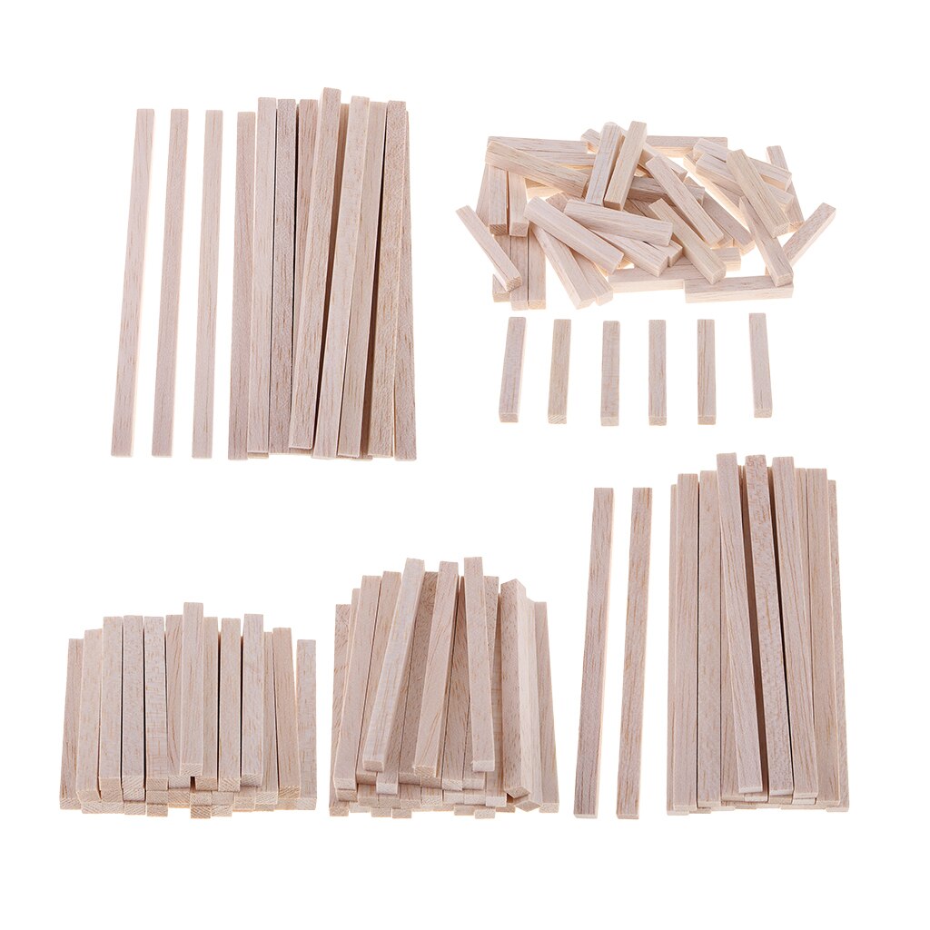 Square Wooden Dowel Rods, Unfinished Hardwood Squa... – Grandado