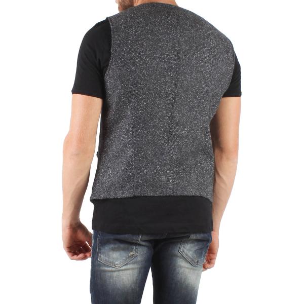 ABSOLUT JOY GILET UOMO GRIGIO – Grandado