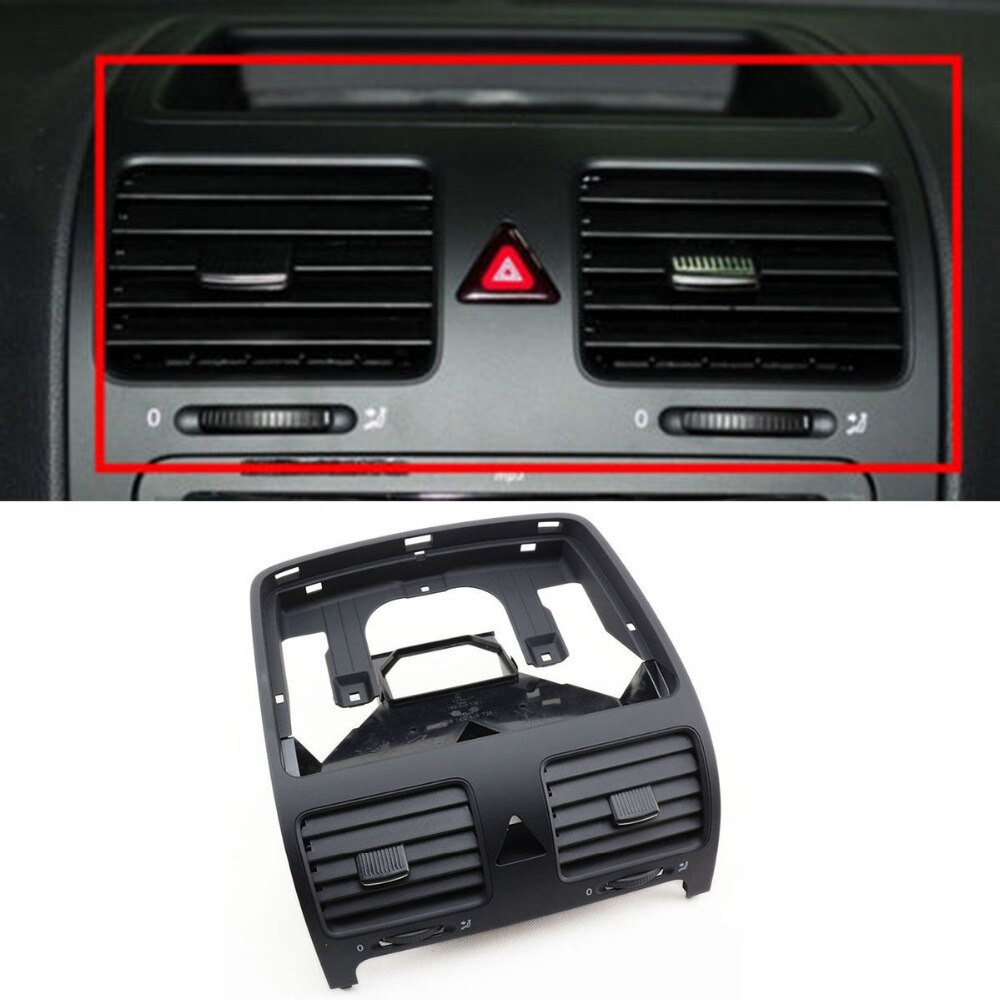 Black Front Central Dashboard Air Outlet Vent For ... – Grandado