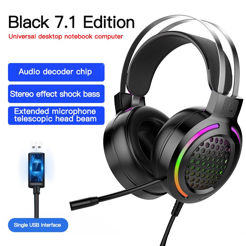 7.1 Listening To The Sound HD Surround Sound Wired... – Vicedeal