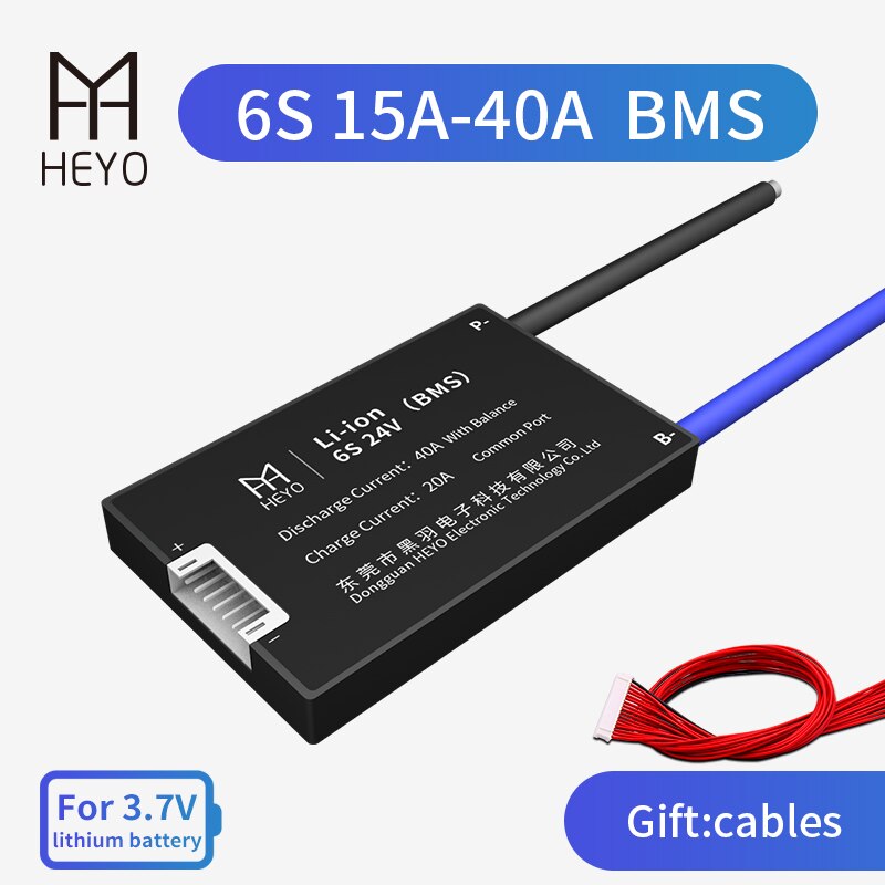 6S 24V 15A 20A 30A 40A BMS Battery Management Syst... – Grandado