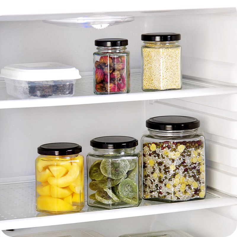 Clear Glass With Lid Jar Sealed Jar Kitchen Food S... – Grandado