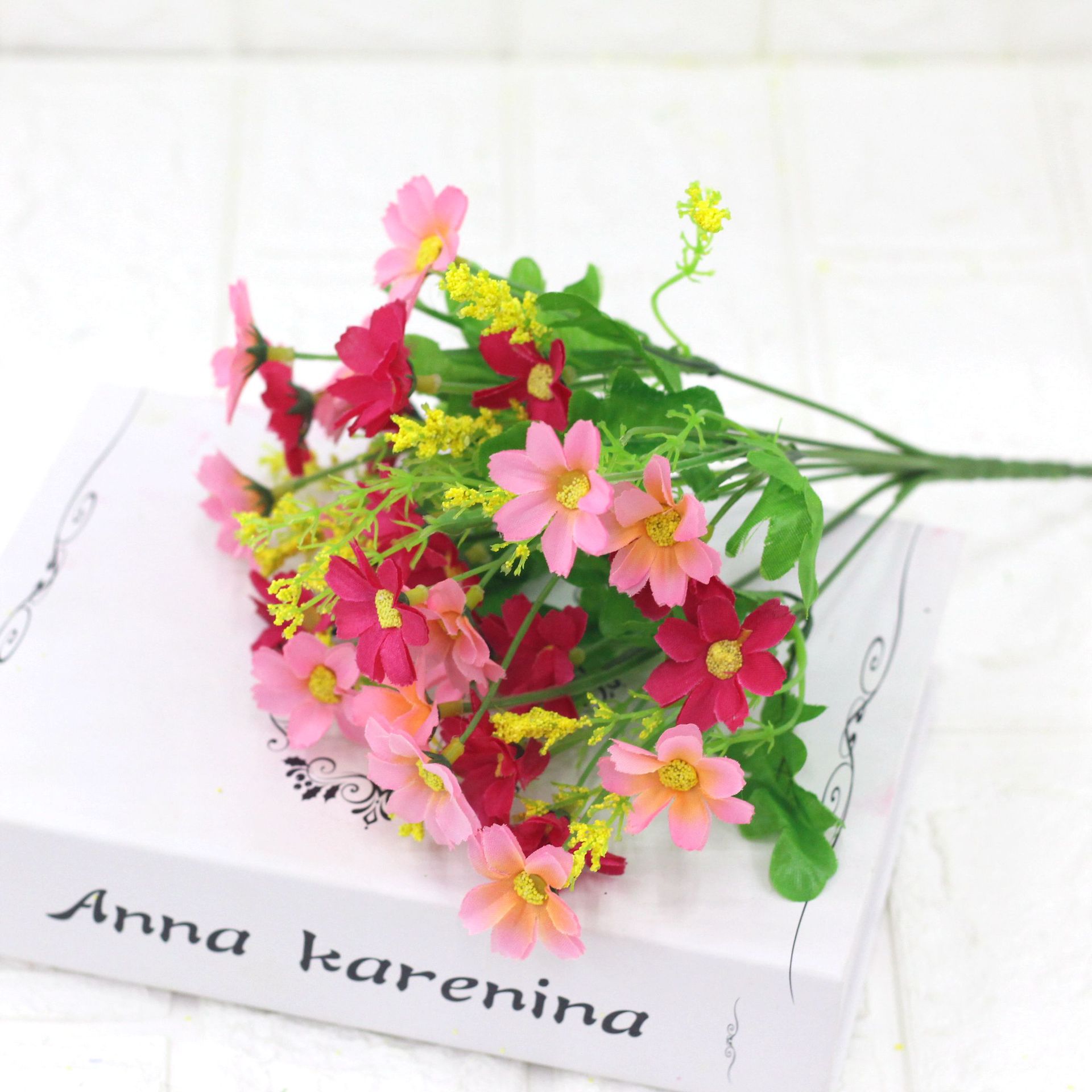 1 Boeket 7 Tak 28 Heads Leuke Zijde Daisy Kunstmat... – Grandado