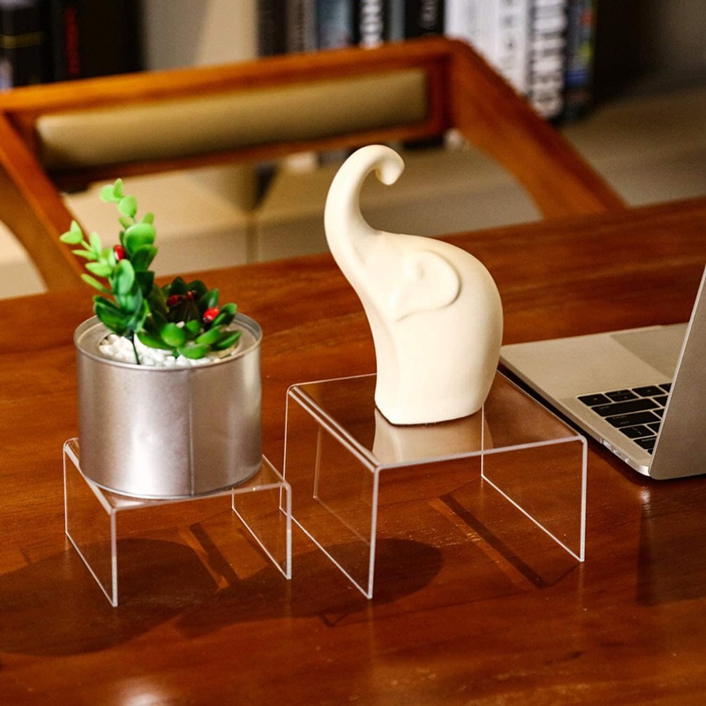 3 PCS Acrylic Display Riser Transparent Jewelry Di... – Grandado